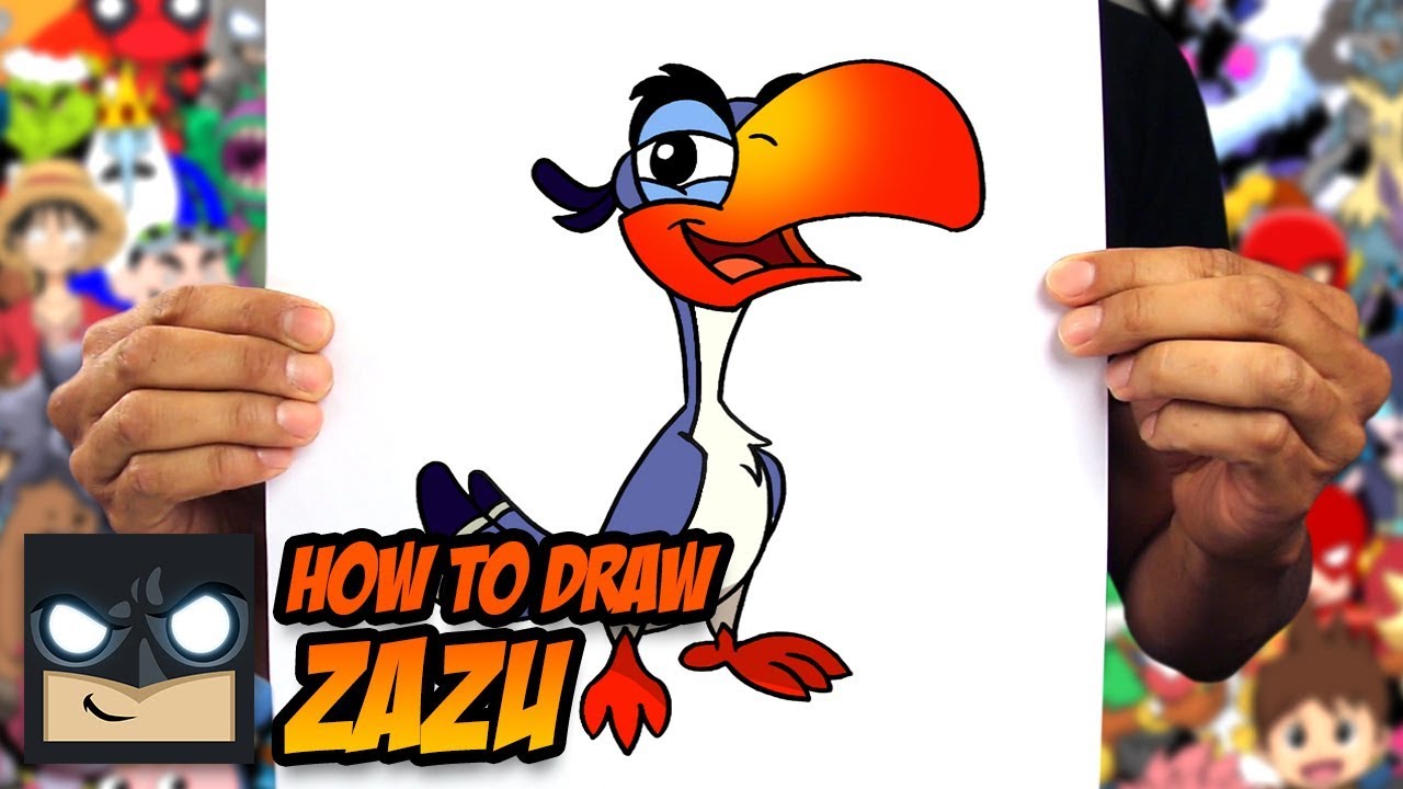 How to Draw Zazu | The Lion King | Step by Step Tutorial