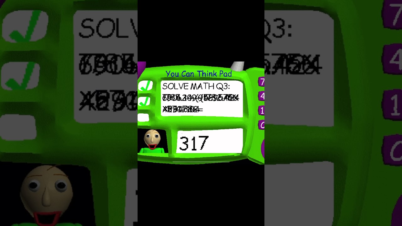 Secret codes in Baldi Basics!