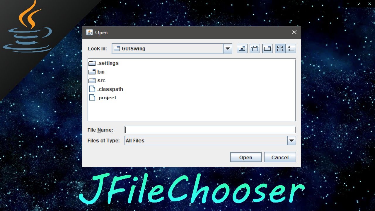 Java select a file 🔎