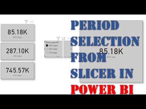 Power BI Interview Scenario's|| MTD, QTD, YTD Selection from slicer