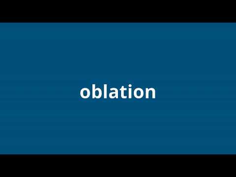 what is the meaning of oblation