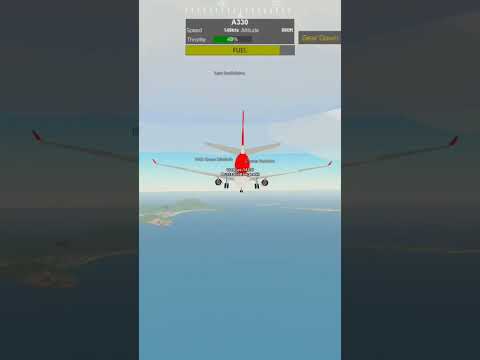landing at saint Bart's with an A330