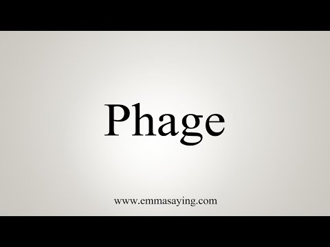 How To Say Phage