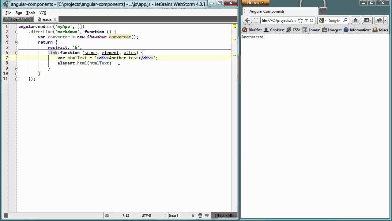 AngularJS - Custom Components - Part 1