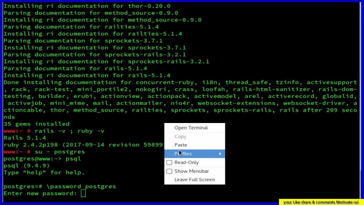 How To Use PostgreSQL with Your Ruby on Rails Application.