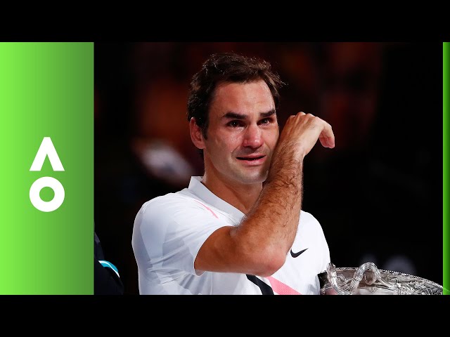 A throwback to Roger Federer's emotional speech after his 20th Grand ...