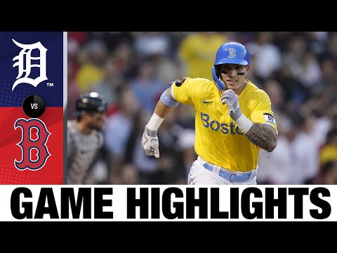 Tigers vs. Red Sox Game Highlights (6/22/22) | MLB Highlights