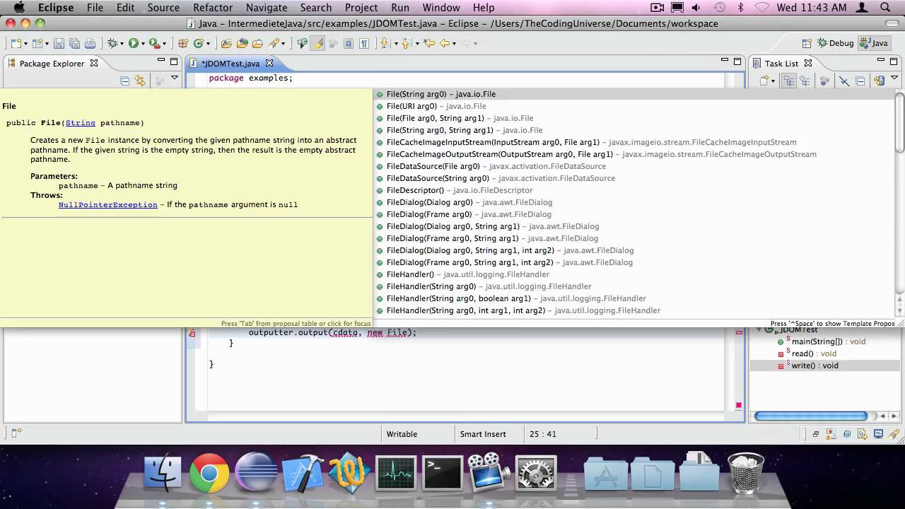 Intermediate Java -- JDOM