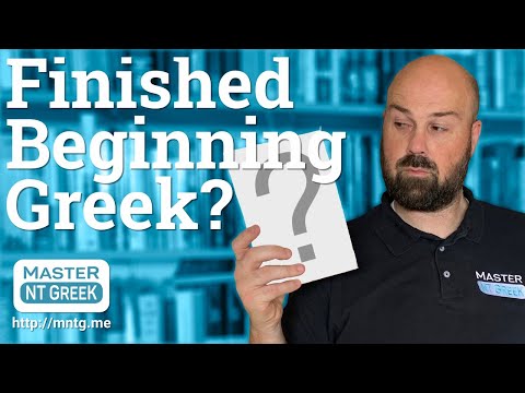 Finished beginning Greek? Read these 5 books next to advance in biblical Greek