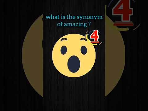 What is the synonym of amazing???? for more questions please subscribe to our channel SSC PAATHSHALA