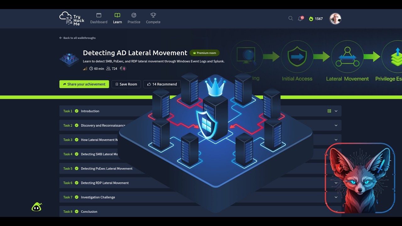 TryHackMe Detecting AD Lateral Movement | Full Walkthrough 2026