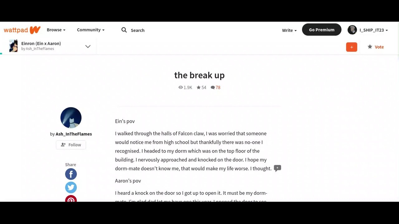 Einron fanfic part 1