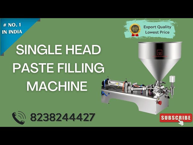 Paste Filling Machine - Manual Cream Paste Filling Machine Trader ...