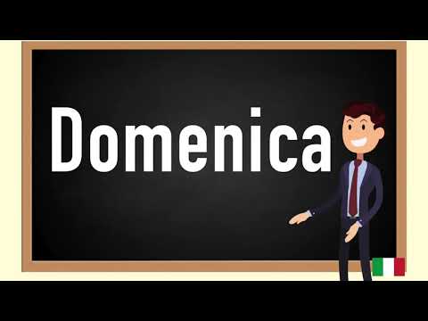 How to pronounce Domenica in Italian
