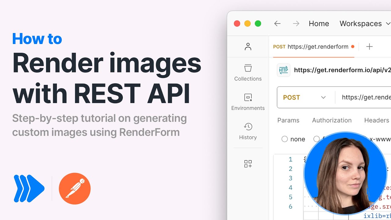 Rendering images via REST API