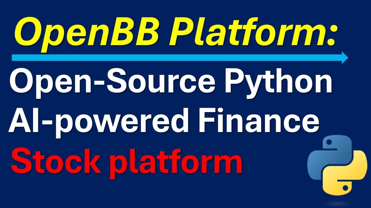 OpenBB Platform: Open Source Python AI Powered Finance/Stock Platform - Install and Run Locally