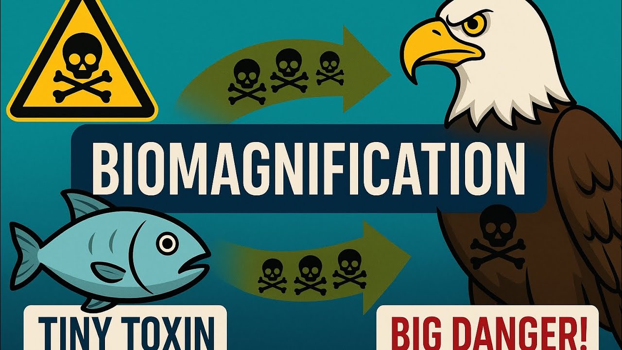 Biomagnification: How Toxins Move Up the Food Chain 🐟➡️🦅