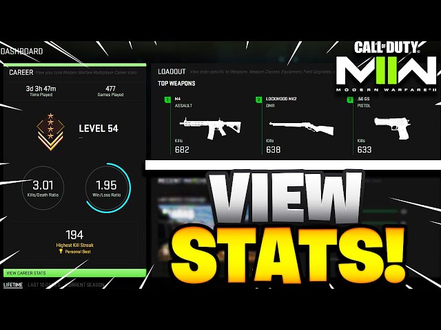 How to check Combat Record in Modern Warfare 2?