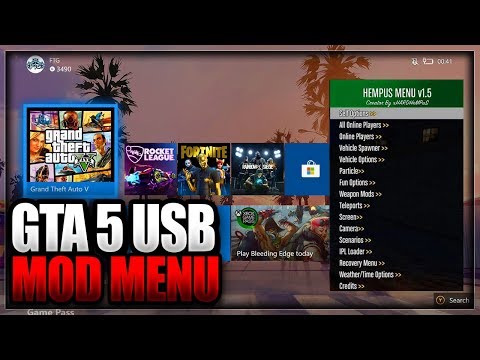GTA 5 ONLINE USB MOD MENU TUTORIAL ON PS4/XBOX ONE/XBOX 360/PS3 HOW TO INSTALL USB MODS NO JAILBREAK