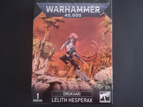 Lelith Hesperax Drukhari Unboxing Warhammer 40,000 Games Workshop