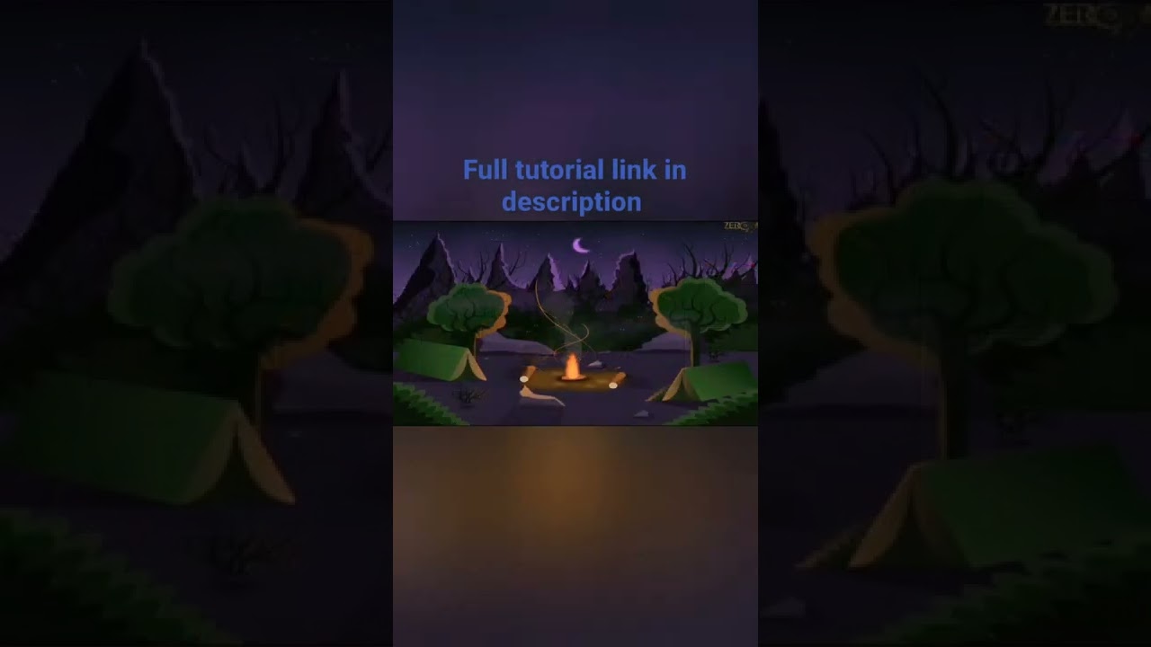 Night forest #adobe #graphicdesign #viral #vector #tutorial #art #illustration #easytutorial
