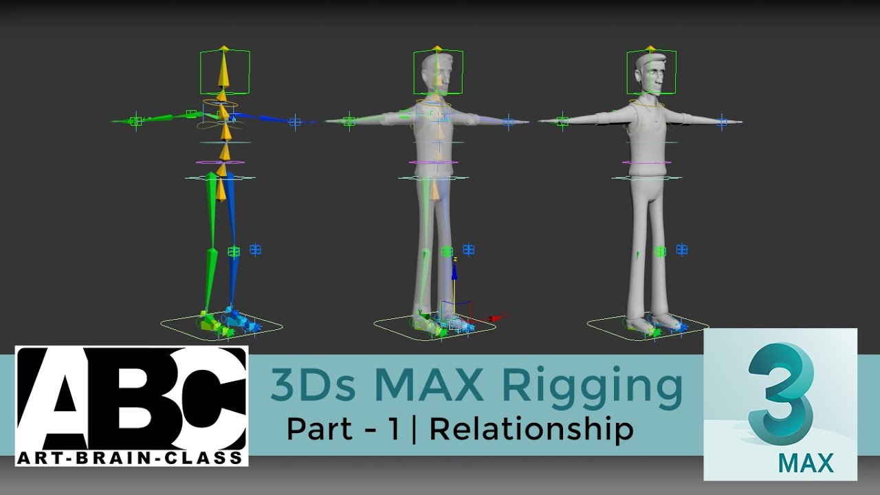 3ds Max - Rigging Tutorial Part 1 - Relationship | 3ds Max Link | 3ds Max Constraints