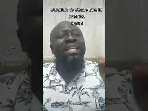 What it means to be bitten by a snake in a dream. #dreams #tips #bite #snake