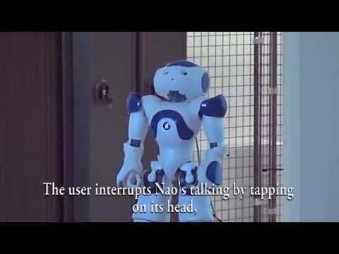 Robot talks interactively about topics from Wikipedia