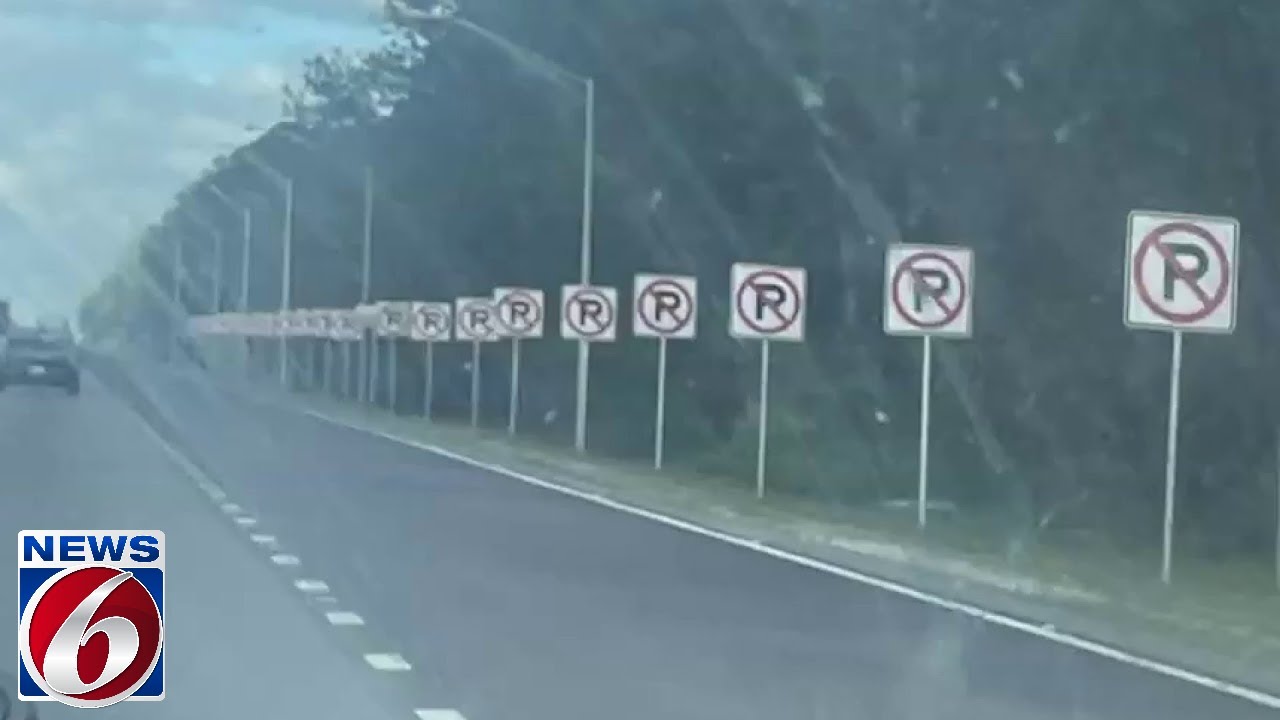 Here's why there are so many no parking signs near rest stops on Florida highways