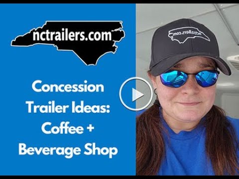 NC Trailers: Concession Trailer Ideas: Barista + Beverage Shop