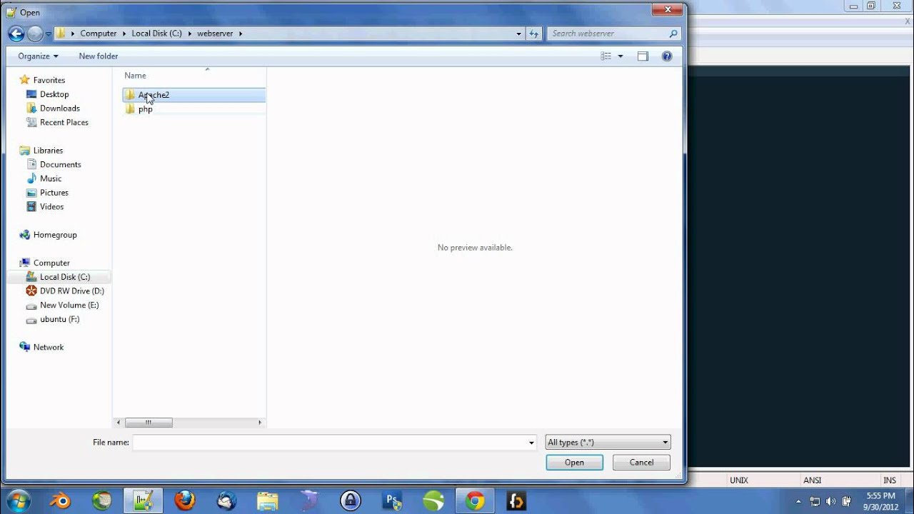 Learning PHP 1 - Howto install Apache and PHP