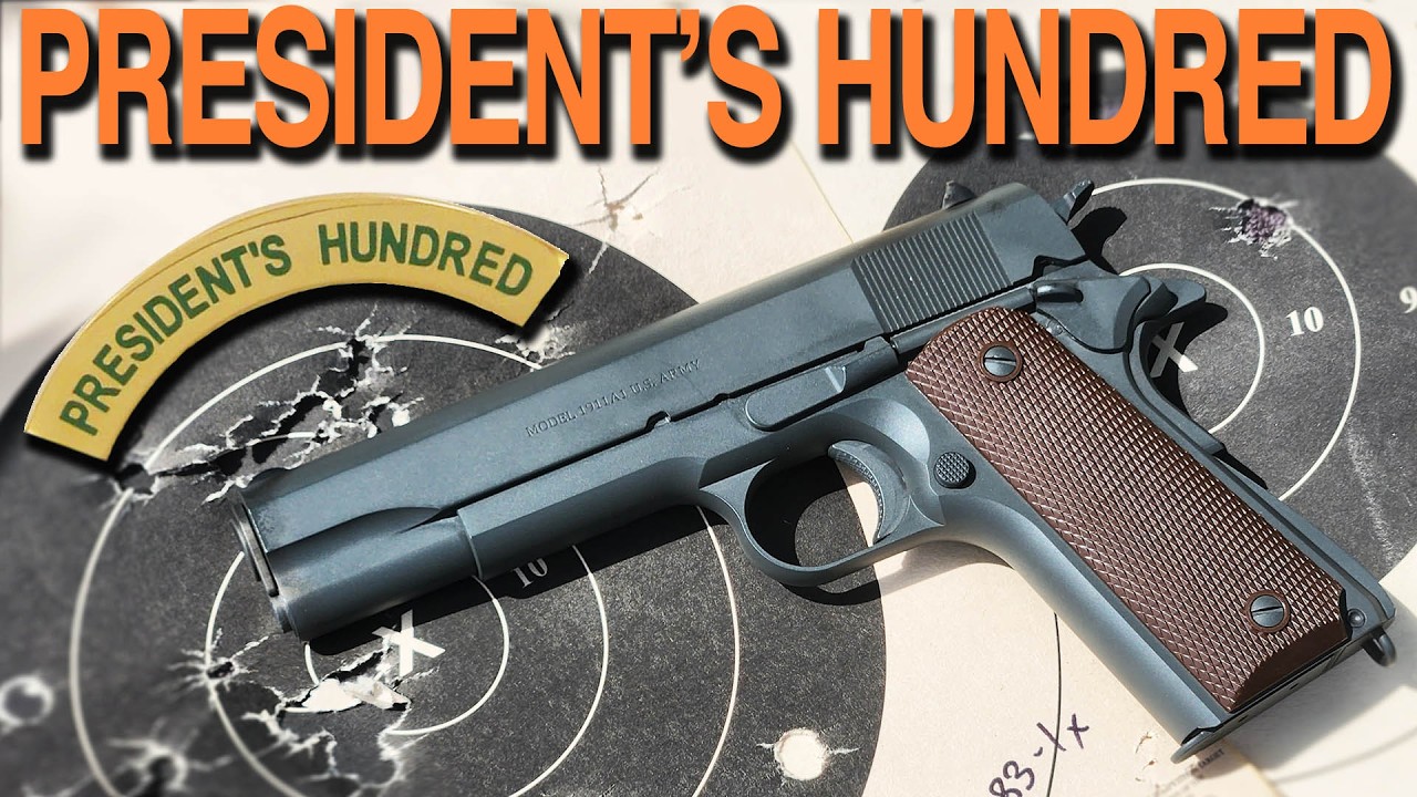 Can I Earn a President's Hundred Tab with the Cheapest 1911?