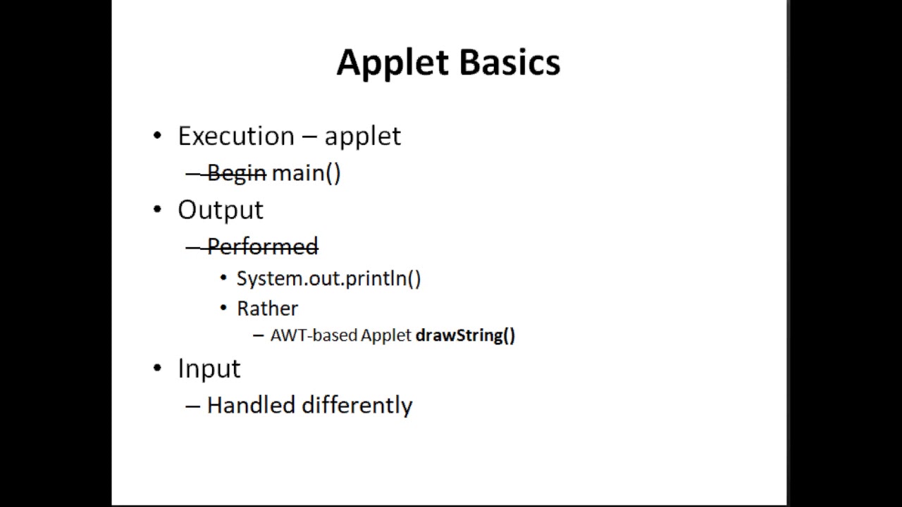 Applet Basic
