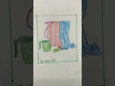 Bucket Drawing soap drawing #drawing #shortsfeed #ytshorts #bucket #buckettutorial