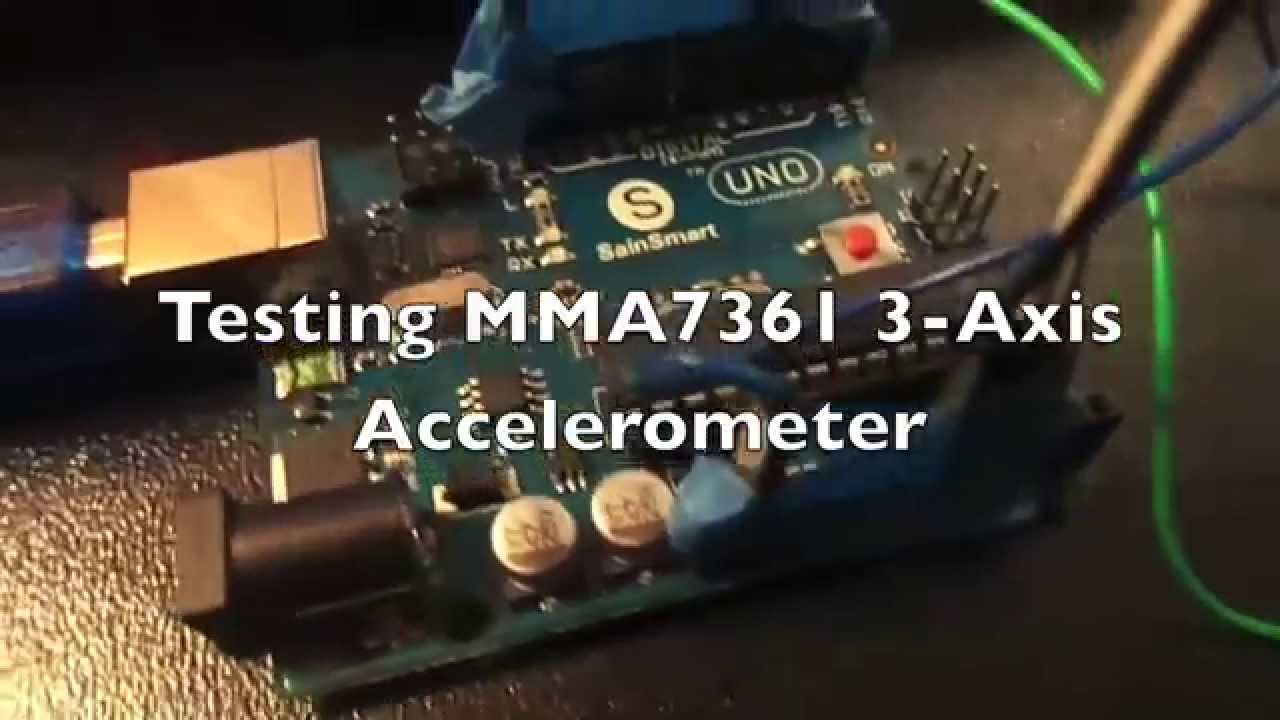 Testing MMA7361 3-Axis Accelerometer