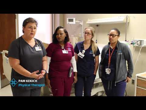 Working on a Hospital Floor