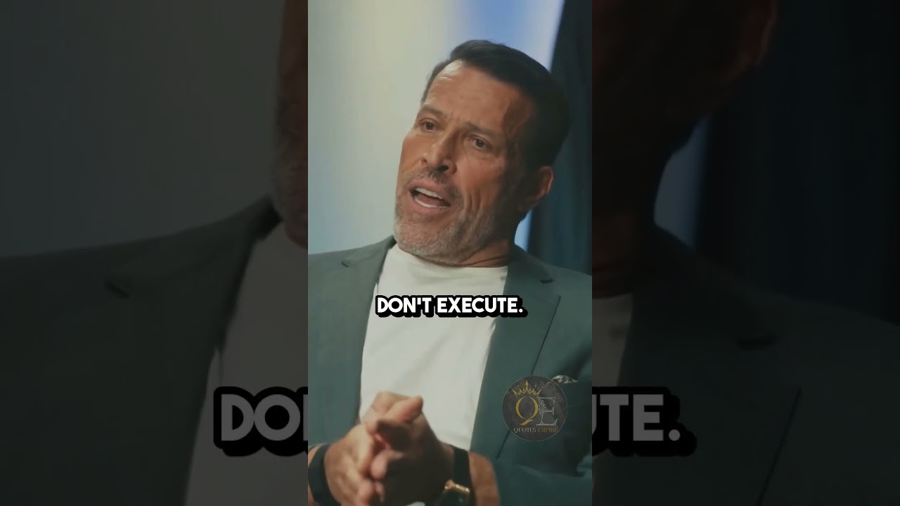 Knowledge is not power - #tonyrobbins #quotes