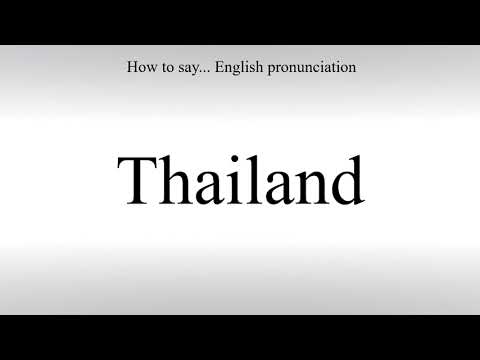 How To Pronounce Thailand - How To Say: American pronunciation