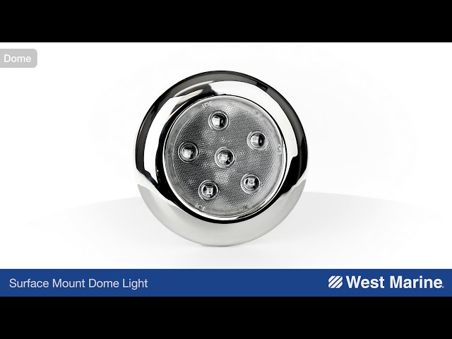 SEAVOLT Stainless Steel Surface-Mount 4" LED Light, White