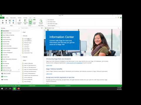 Sage 100: Back to Basics
