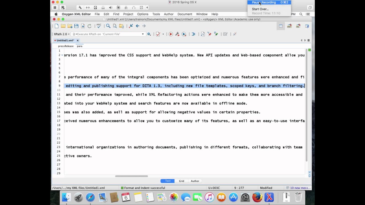 Tutorial: Designing and Authoring an XML Document for Publishing