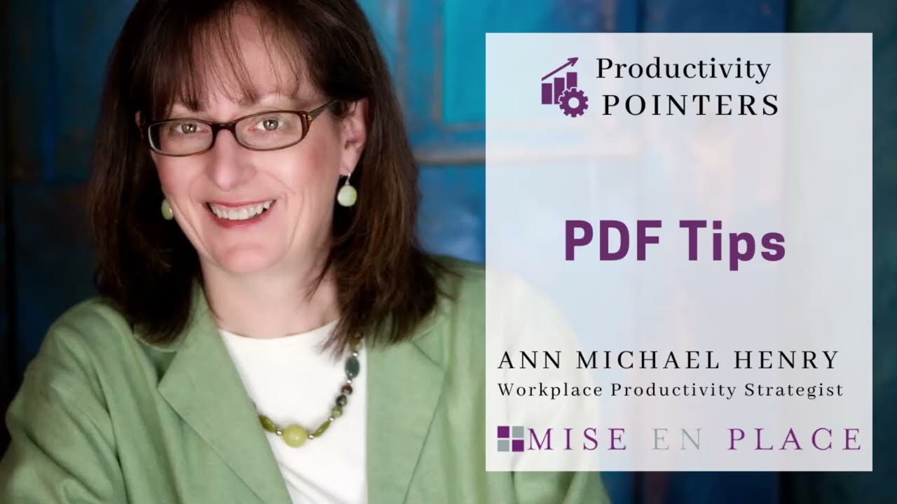 Productivity Pointer - PDF Tips