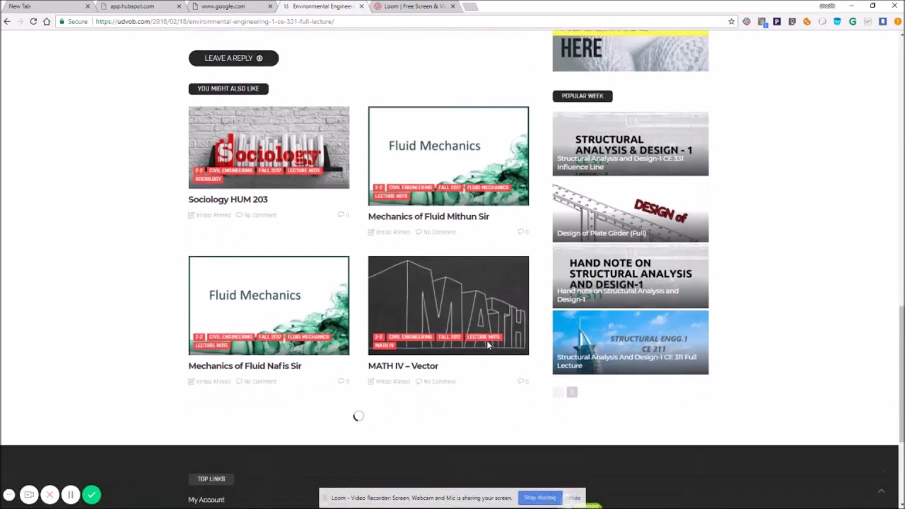 How to find lecture Note of 3-1 semester (All Subjects) I UDVOB