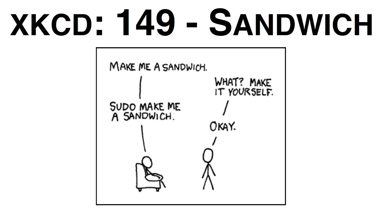 xkcd: 149 - Sandwich (Comic Dub)