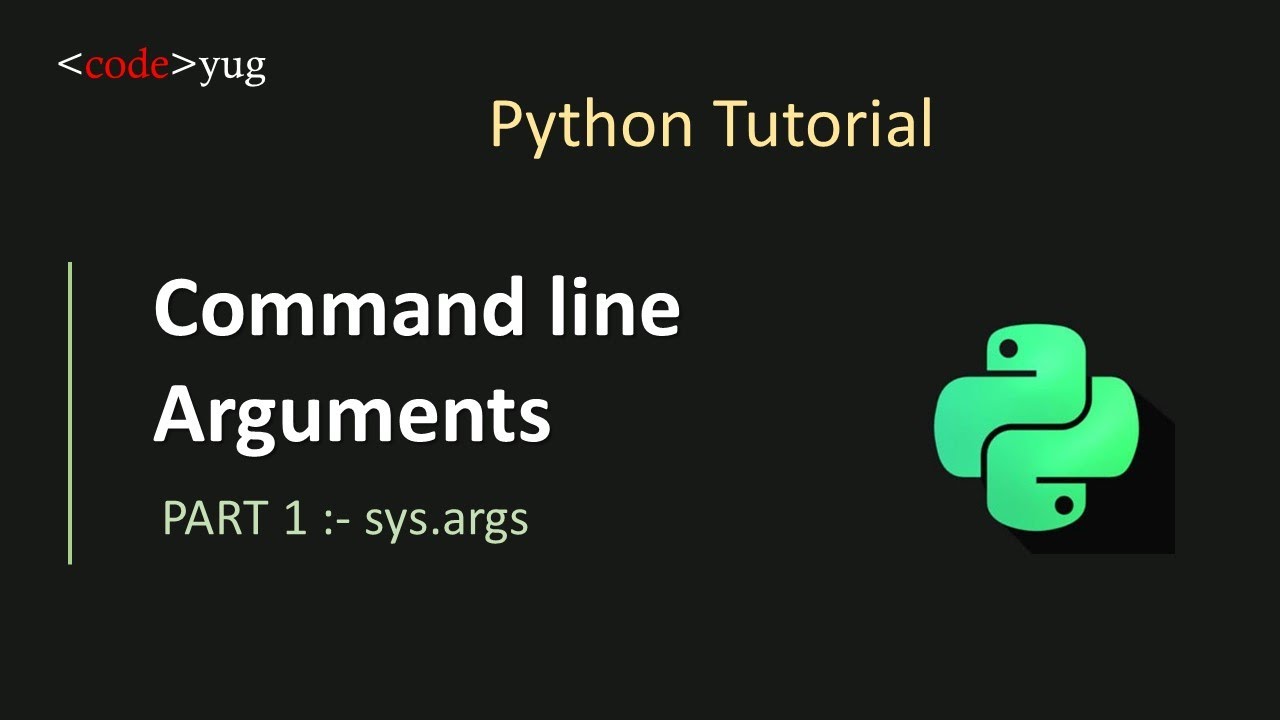 Command Line Arguments in Python | Python argv Using sys Module | Python Tutorial in Hindi