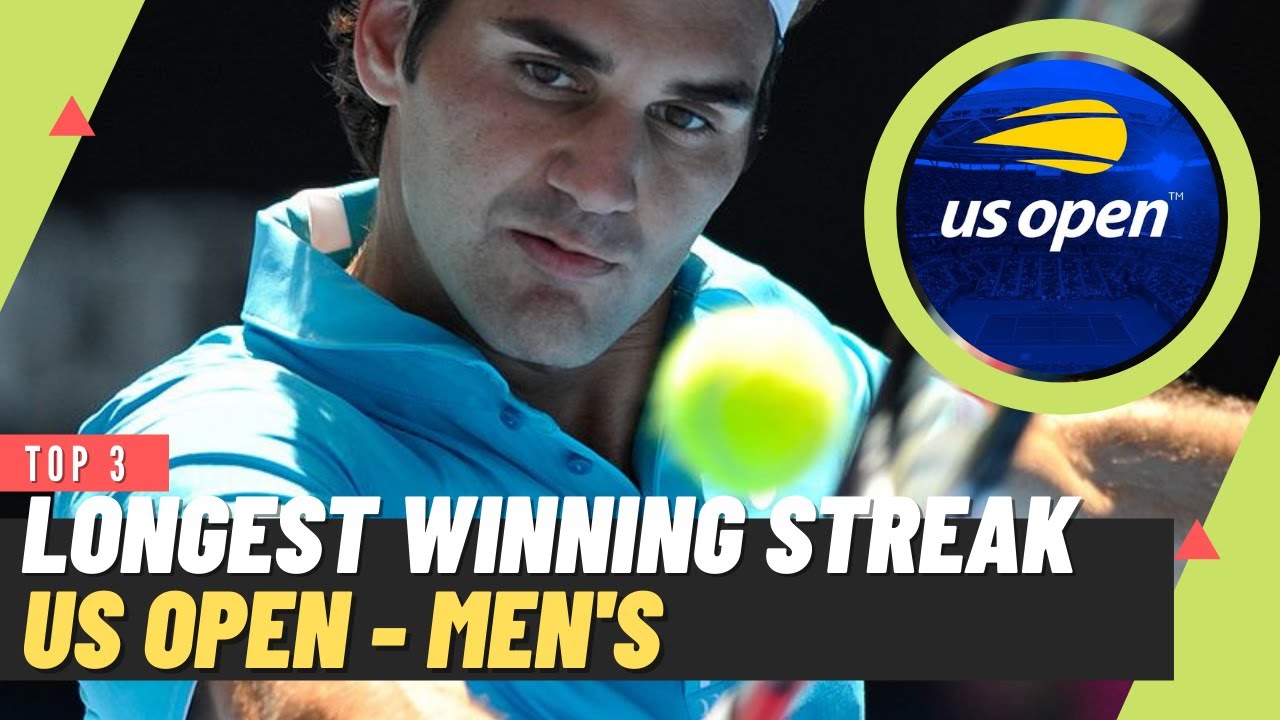 Longest WINNING STREAK | US Open | Men's Tennis | Roger Federer ? Tennis Records