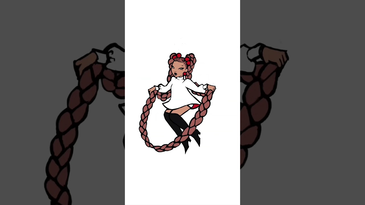 So when do I get my own animated series? 📺 #pidgindoll #procreate #procreateanimation #animation