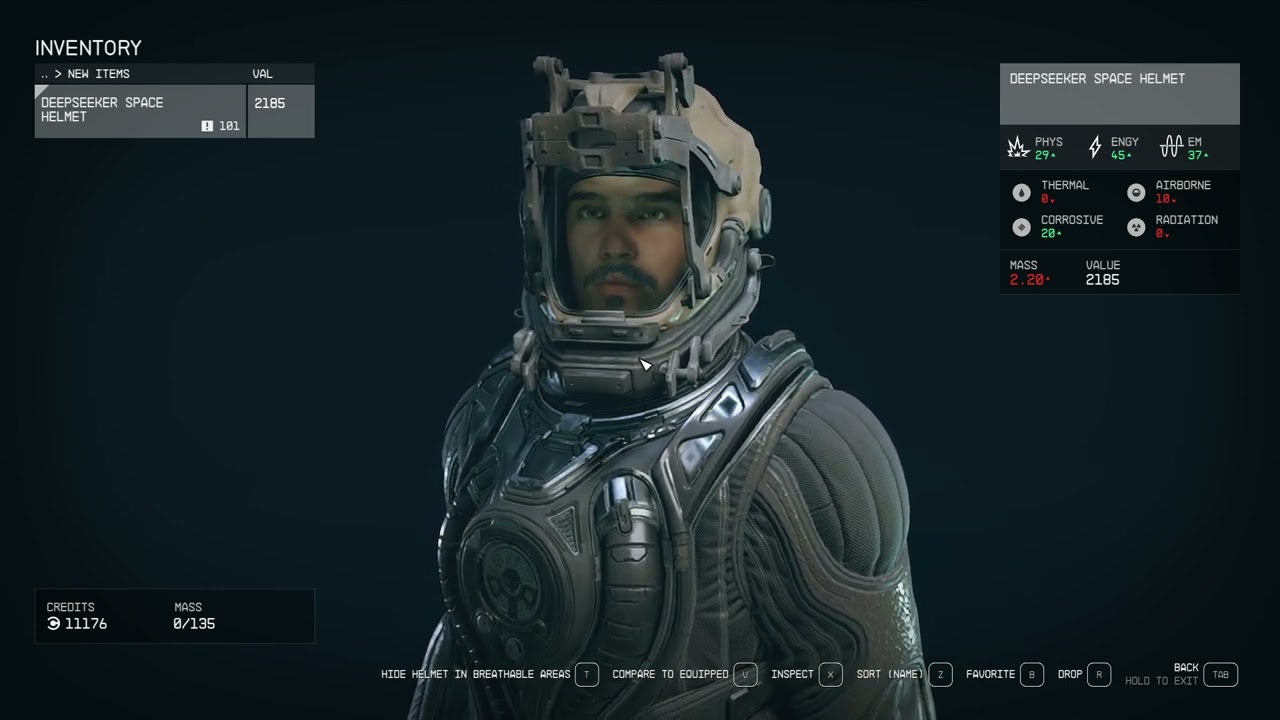 Starfield Deeseeker Space Helmet Console Command Code