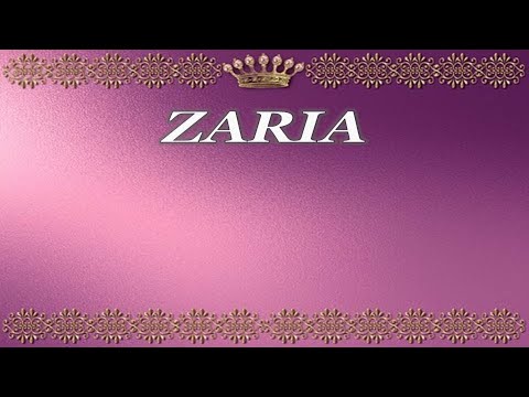 ZARIA! WHAT DO YOU MEAN?