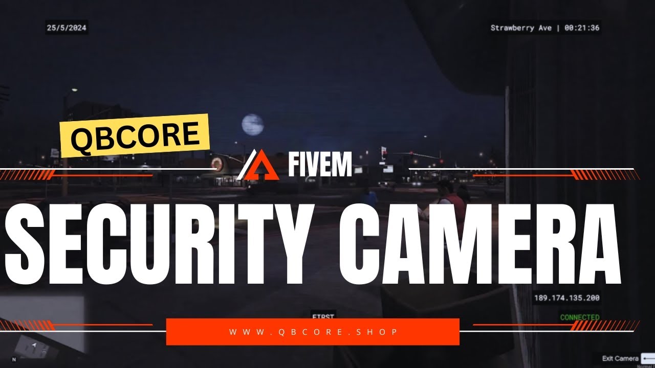 [QBCORE} Security Camera System  | FiveM Script